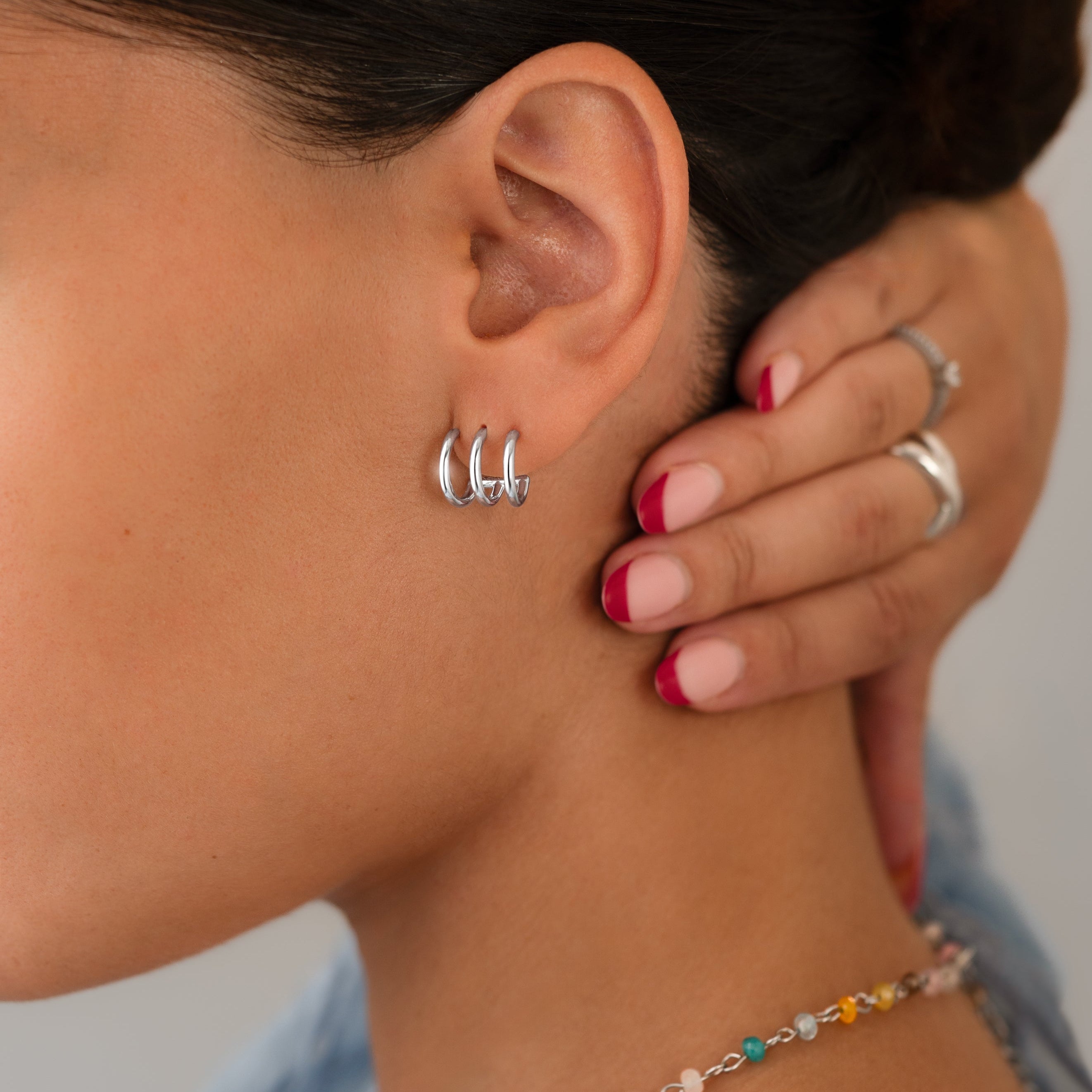Trident Semi-Hoops – Solyra